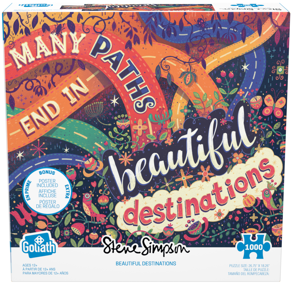 Steve Simpson Beautiful Destinations 1000pc Puzzle - Goliath